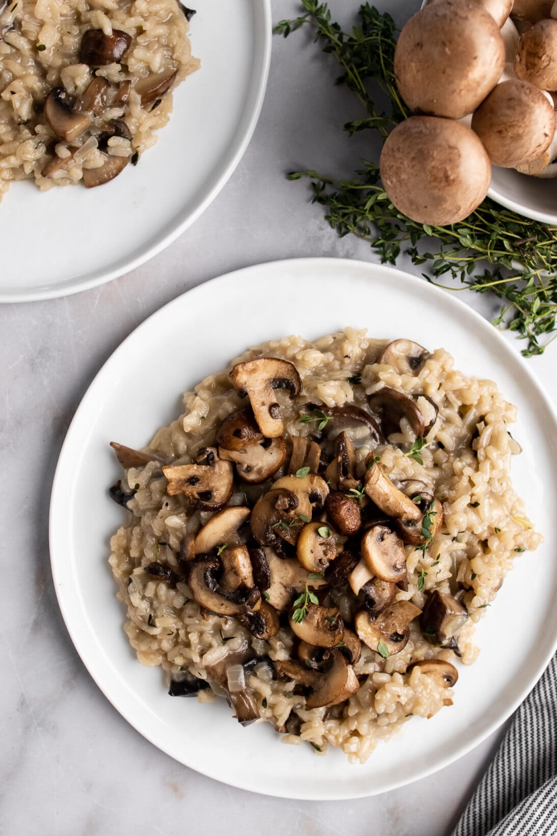 Parmesan Mushroom Risotto - The Bold Appetite