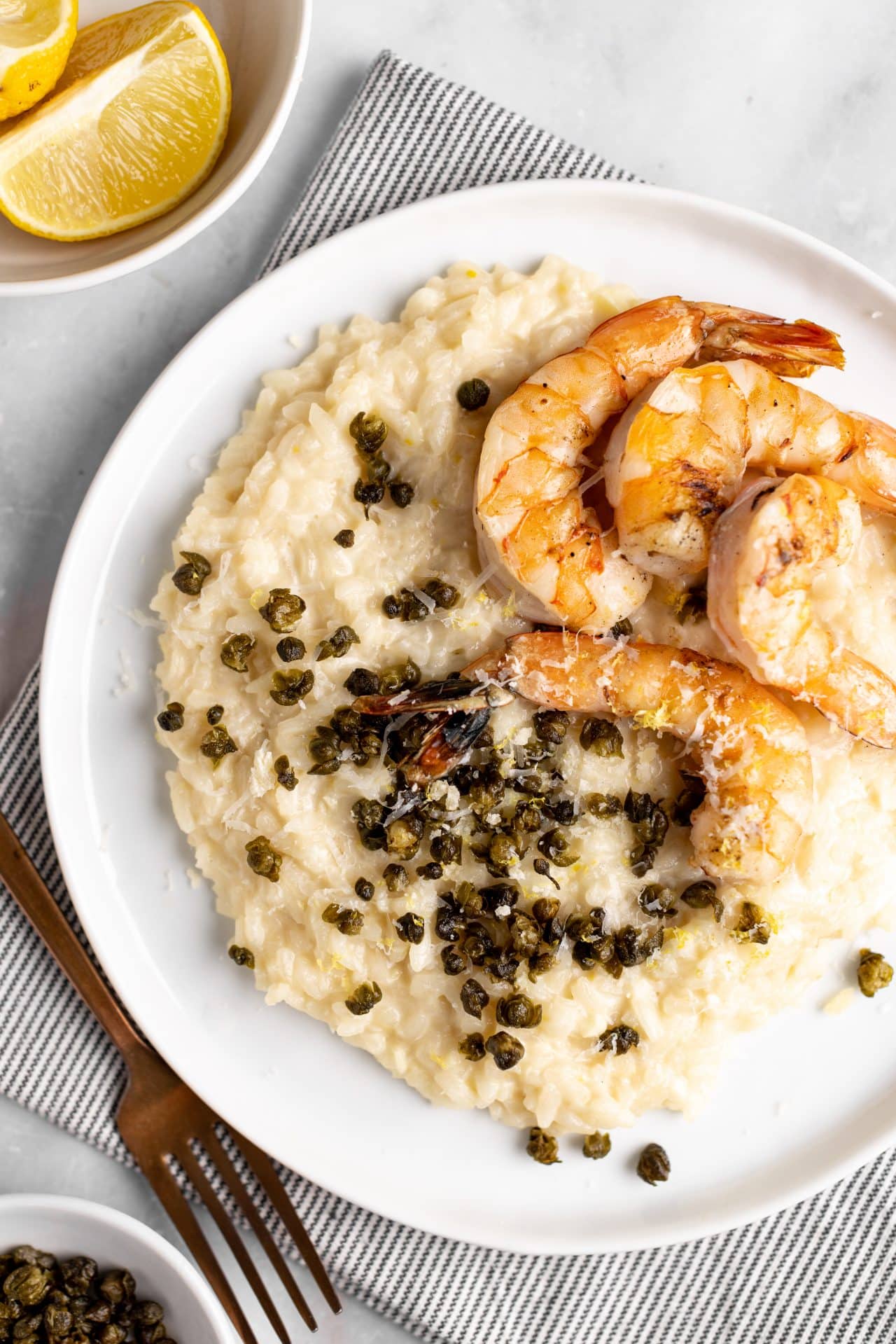 Creamy Lemon Parmesan Risotto - The Bold Appetite