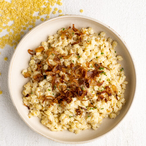 Creamy Caramelized Shallot Pasta - The Bold Appetite