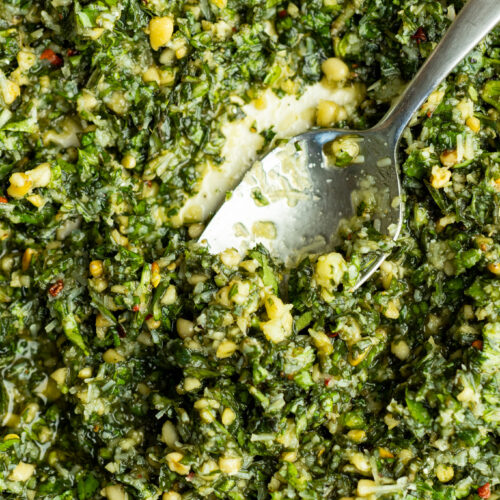 Rustic Basil Pesto - The Bold Appetite