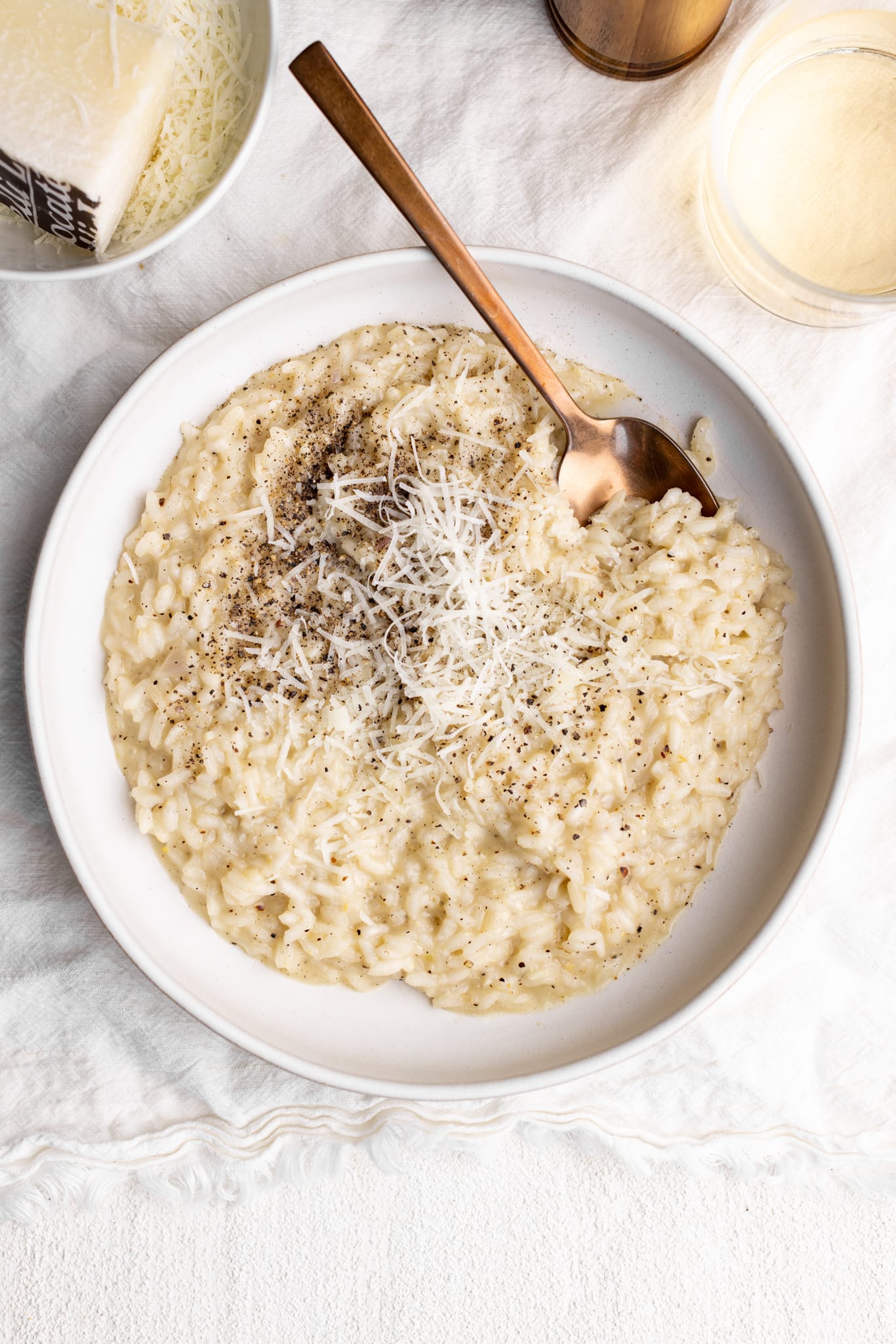 Cacio e Pepe Risotto - The Bold Appetite