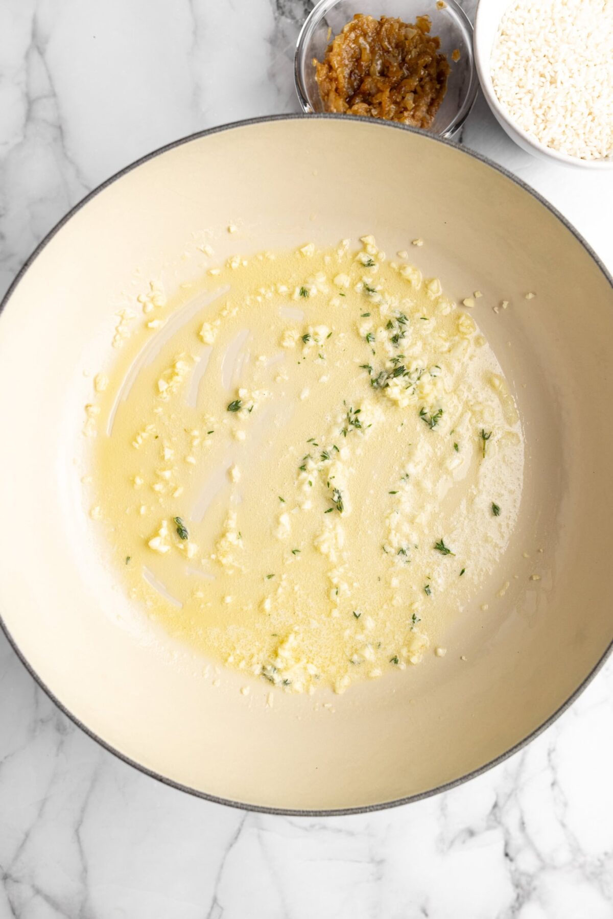 French Onion Risotto - The Bold Appetite