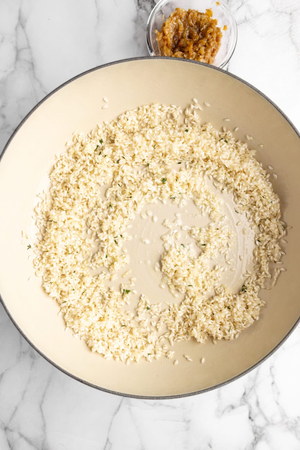 French Onion Risotto - The Bold Appetite