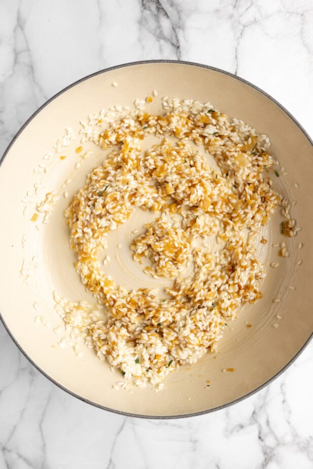 French Onion Risotto - The Bold Appetite