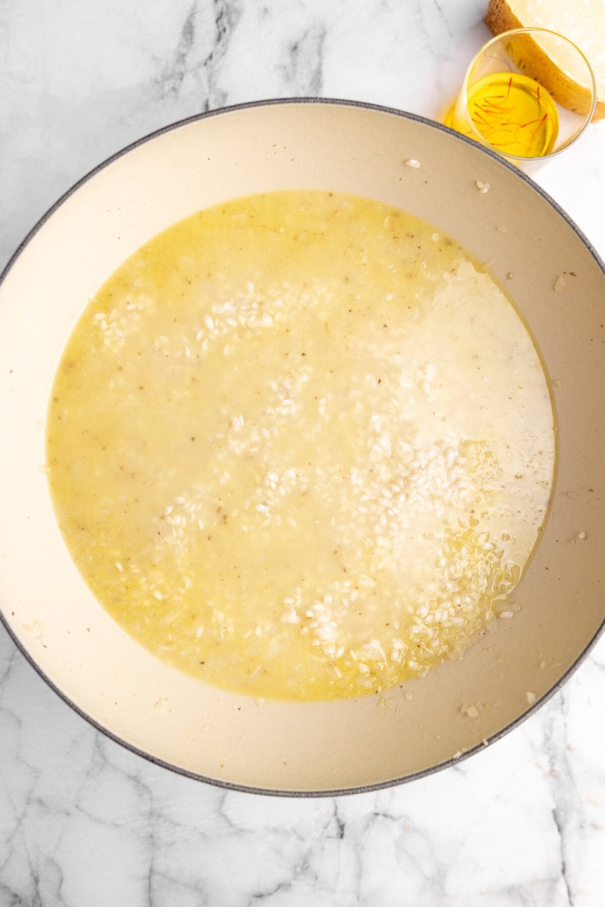 Creamy Risotto alla Milanese (Saffron Risotto) - The Bold Appetite