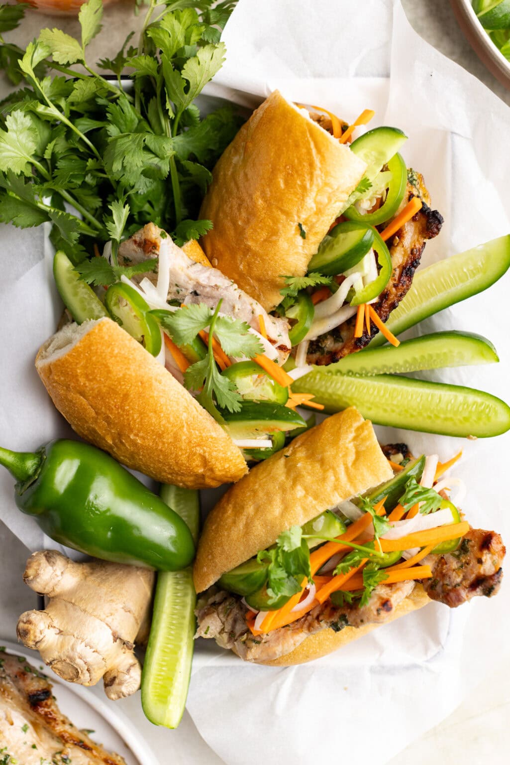 Grilled Pork Banh Mi - The Bold Appetite